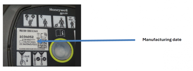 Honeywell Miller Falcon+ SRL models, call for inspection | SafetyPro